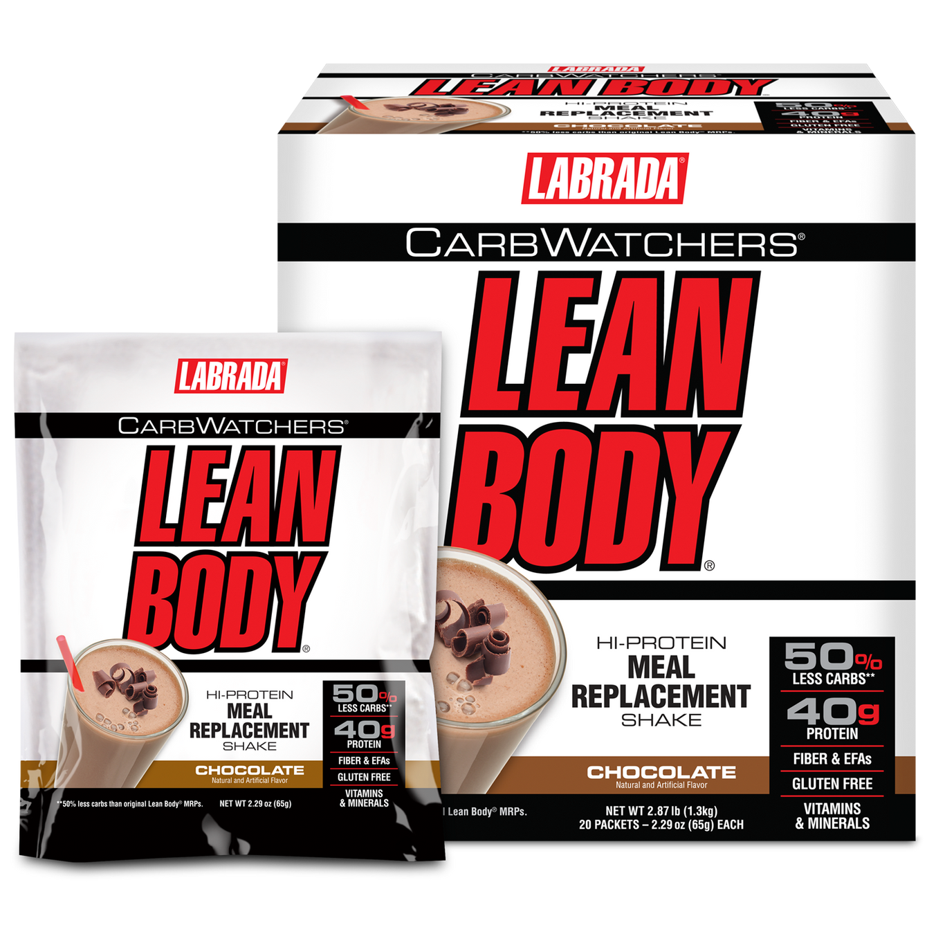Lean Body CarbWatchers All-in-One Protein Shake Packets – LeanBody.com