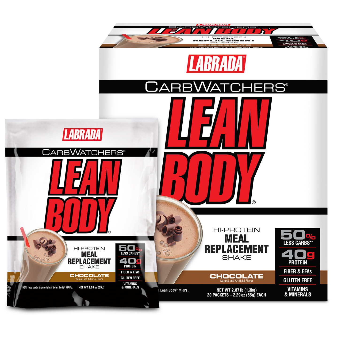 Lean Body CarbWatchers All-in-One Protein Shake Packets – LeanBody.com
