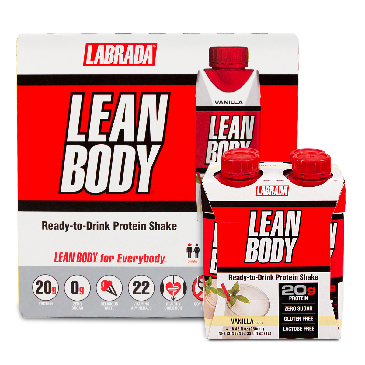 Lean Body Ready-to-Drink Protein Shake (8.45oz) 16 Pack - S&S ...